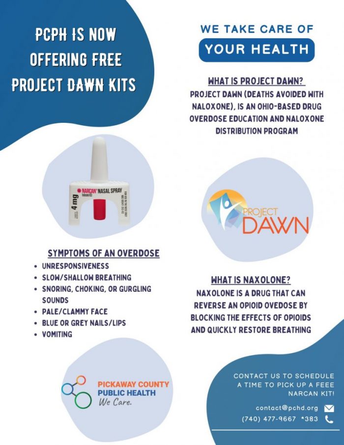 Project DAWN (Deaths Avoided With Naloxone) - Pickaway County Public Health
