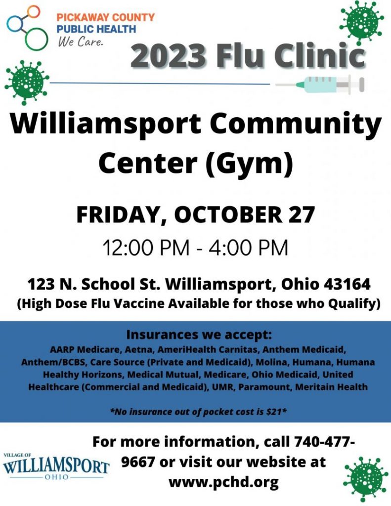 Flu Clinic - Pickaway County Public Health